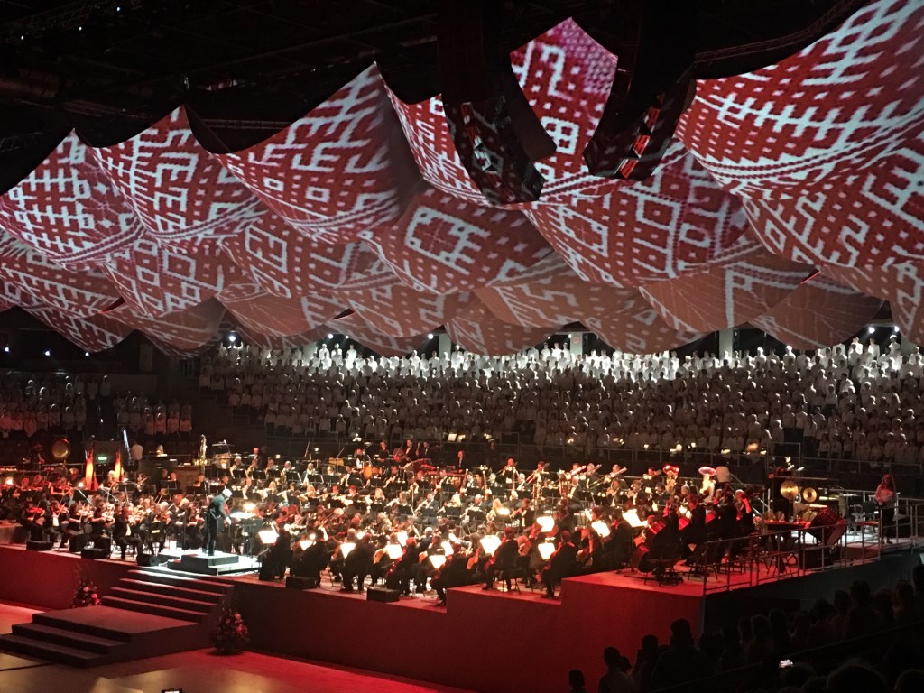 Latviešu vokālsimfoniskās mūzikas koncerts – Arena Riga 05.07.2018 ...